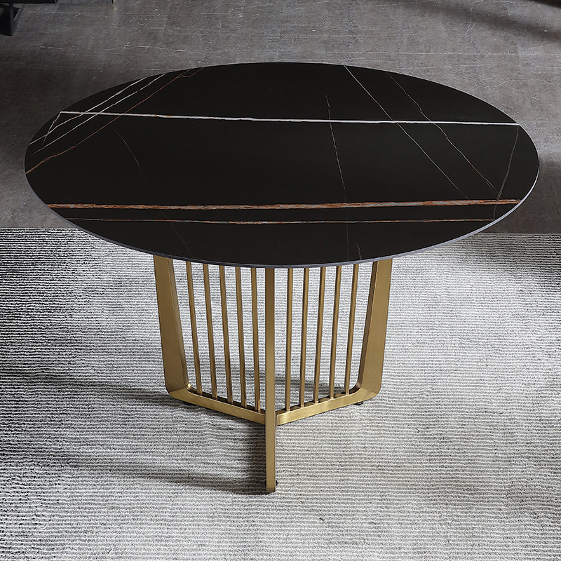 Nordic postmodern new concept light luxury style ceramic round table ...